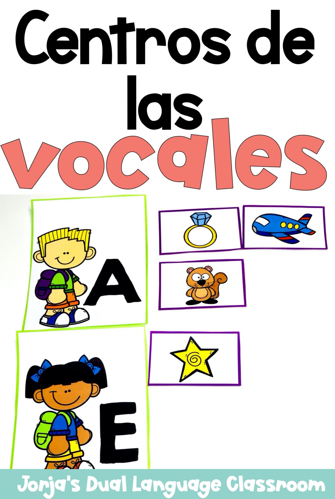 Actividades de las vocales para niños - Jorja's Dual Language Classroom