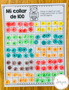 Actividades 100 días de escuela - Jorja's Dual Language Classroom