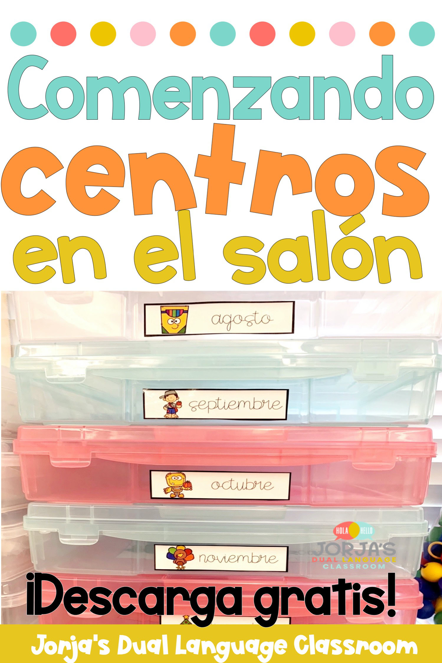 Centros de lectura (parte 1) - Jorja's Dual Language Classroom