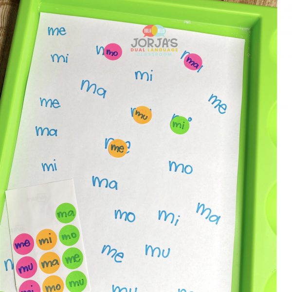 11 formas de practicar sílabas - Jorja's Dual Language Classroom