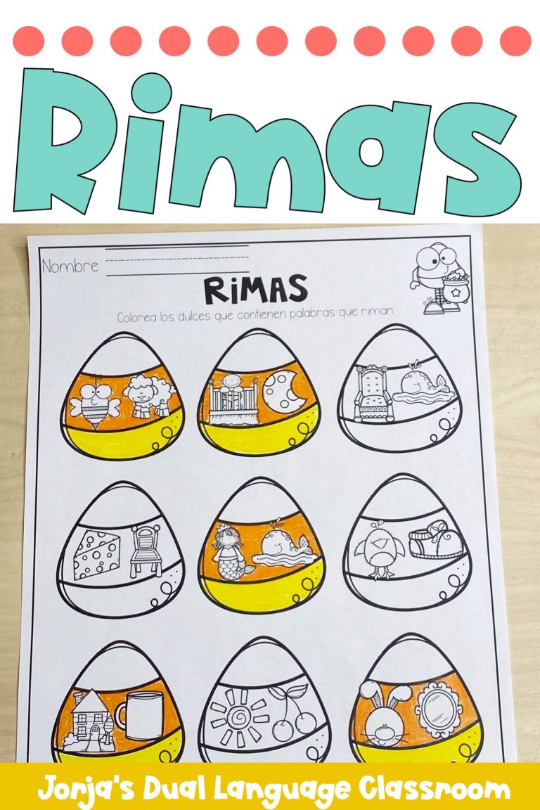 Rimas para niños en español - Actividades divertidas - Jorja's Dual ...