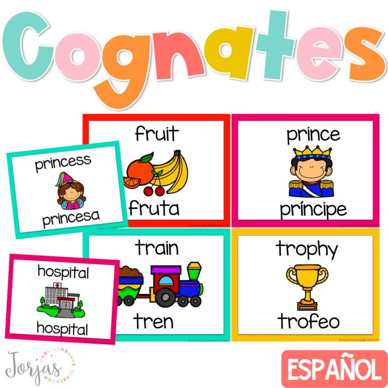 Spanish Cognates Cognados - Jorja's Dual Language Classroom