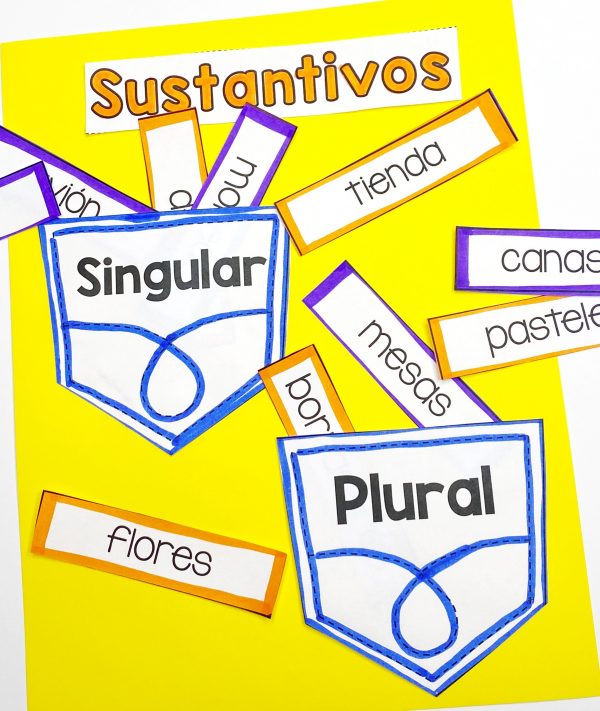 Actividades de sustantivos para niños - Jorja's Dual Language Classroom