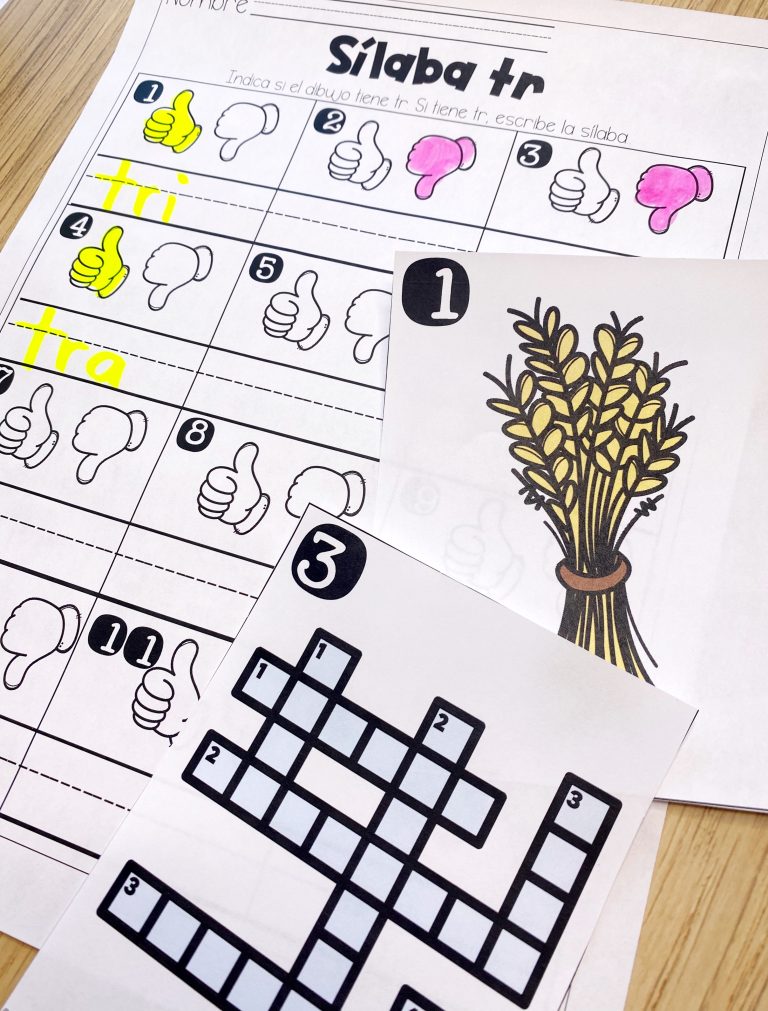 Sílabas trabadas actividades - Jorja's Dual Language Classroom