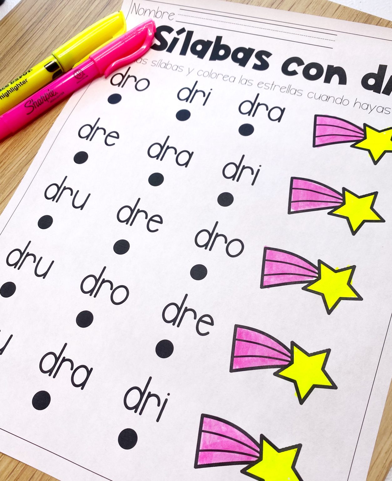 Sílabas trabadas actividades - Jorja's Dual Language Classroom