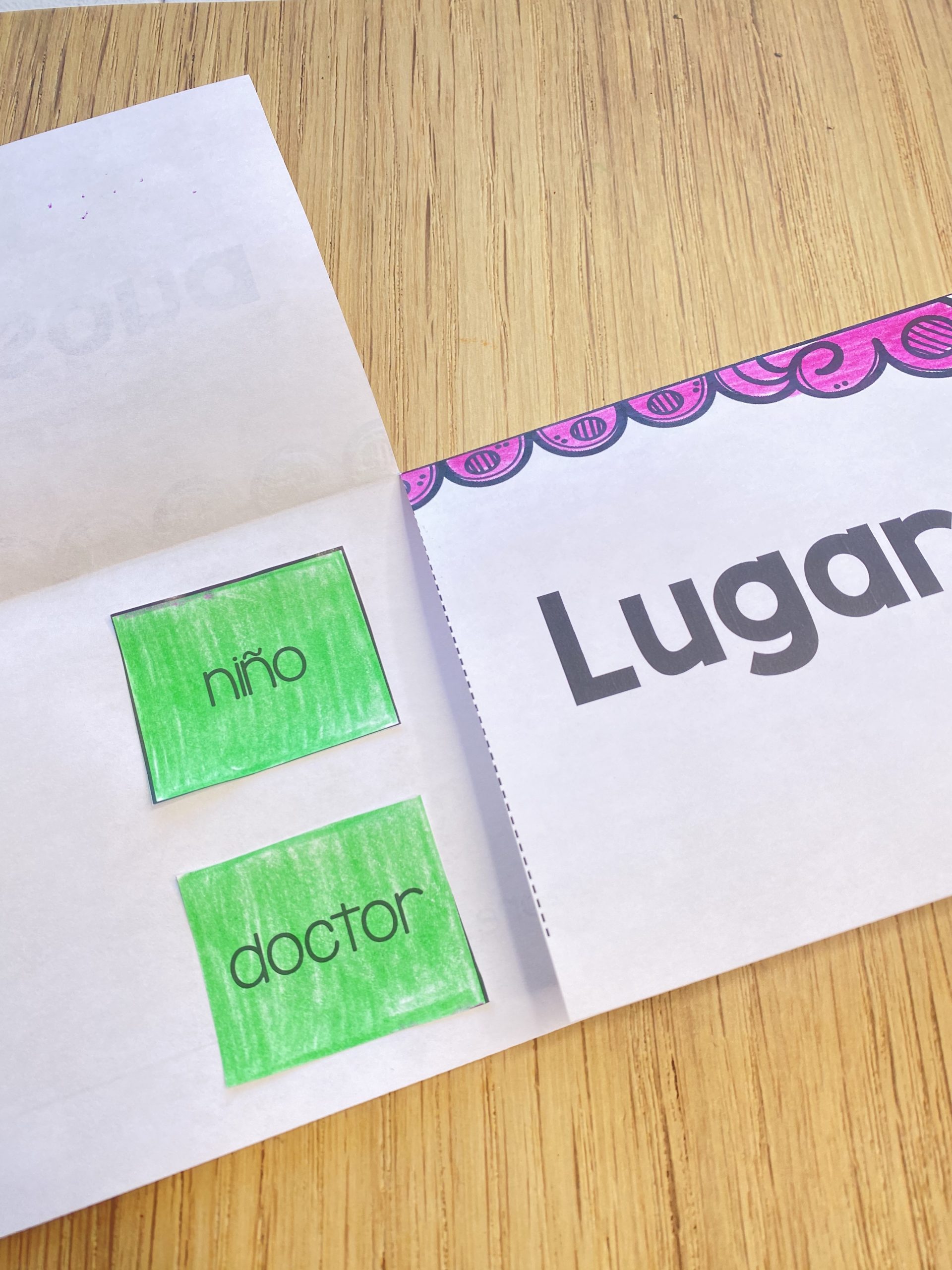 Actividades de sustantivos para niños - Jorja's Dual Language Classroom