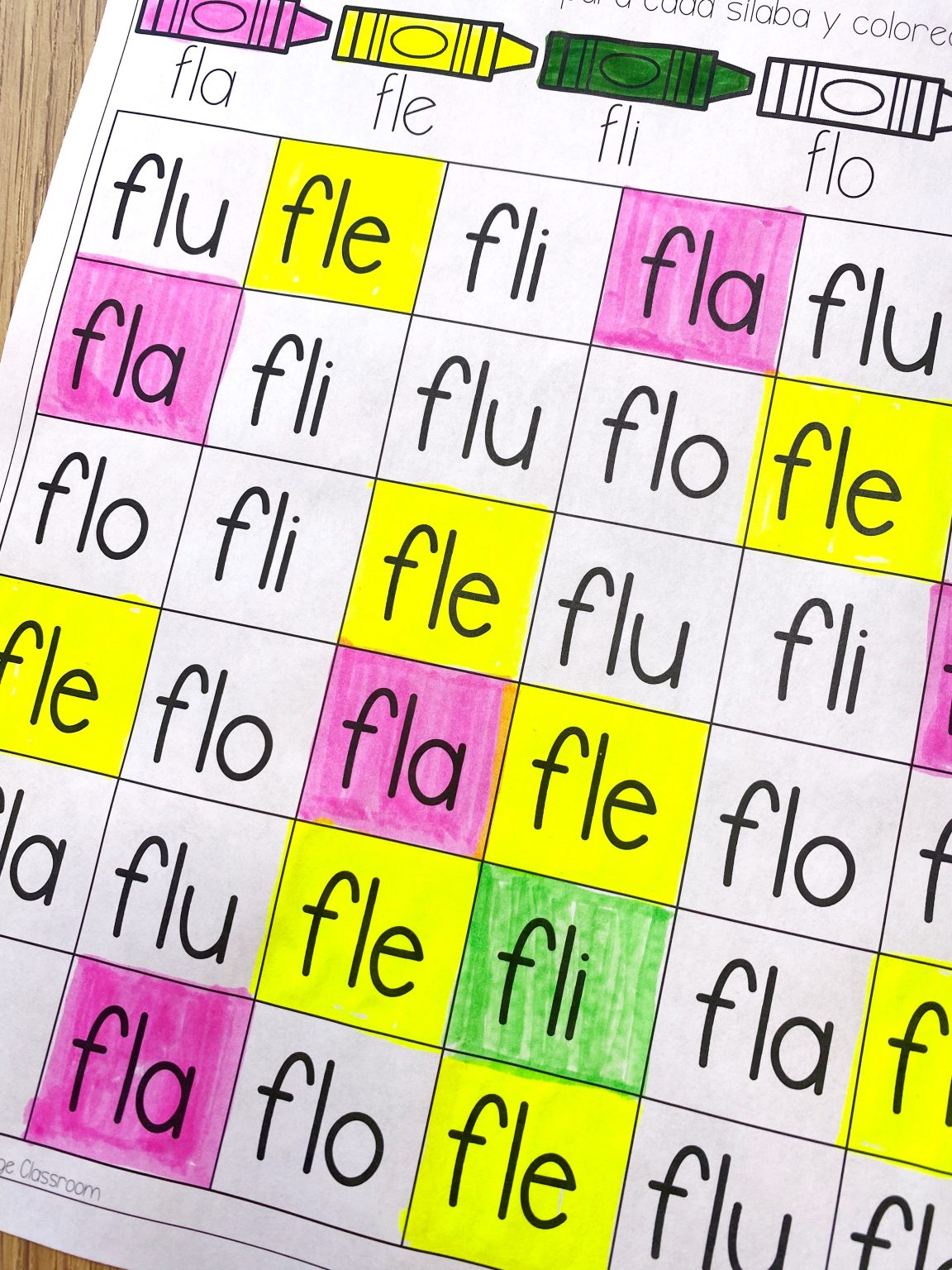 Sílabas trabadas actividades - Jorja's Dual Language Classroom