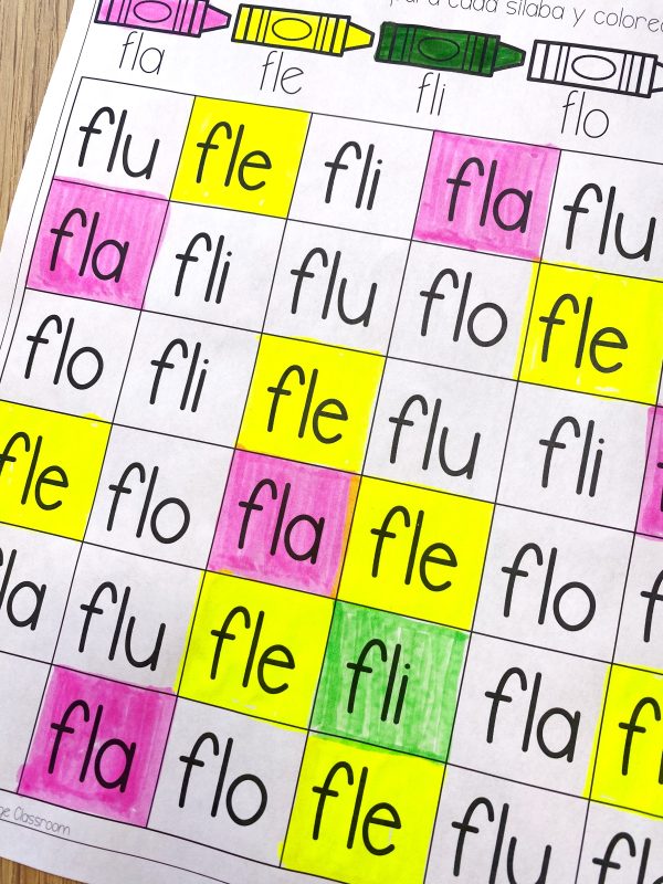 Sílabas trabadas actividades - Jorja's Dual Language Classroom