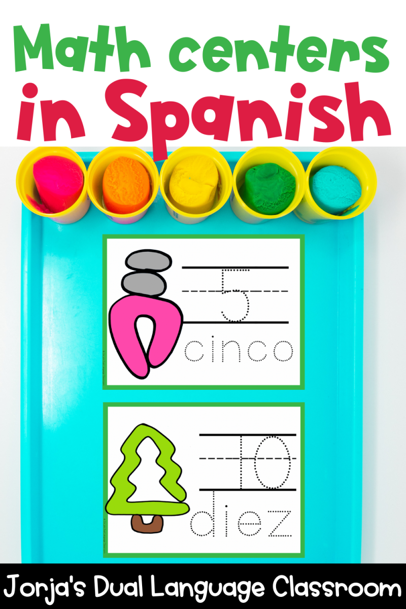 Centros matemáticas kinder diciembre - Jorja's Dual Language Classroom