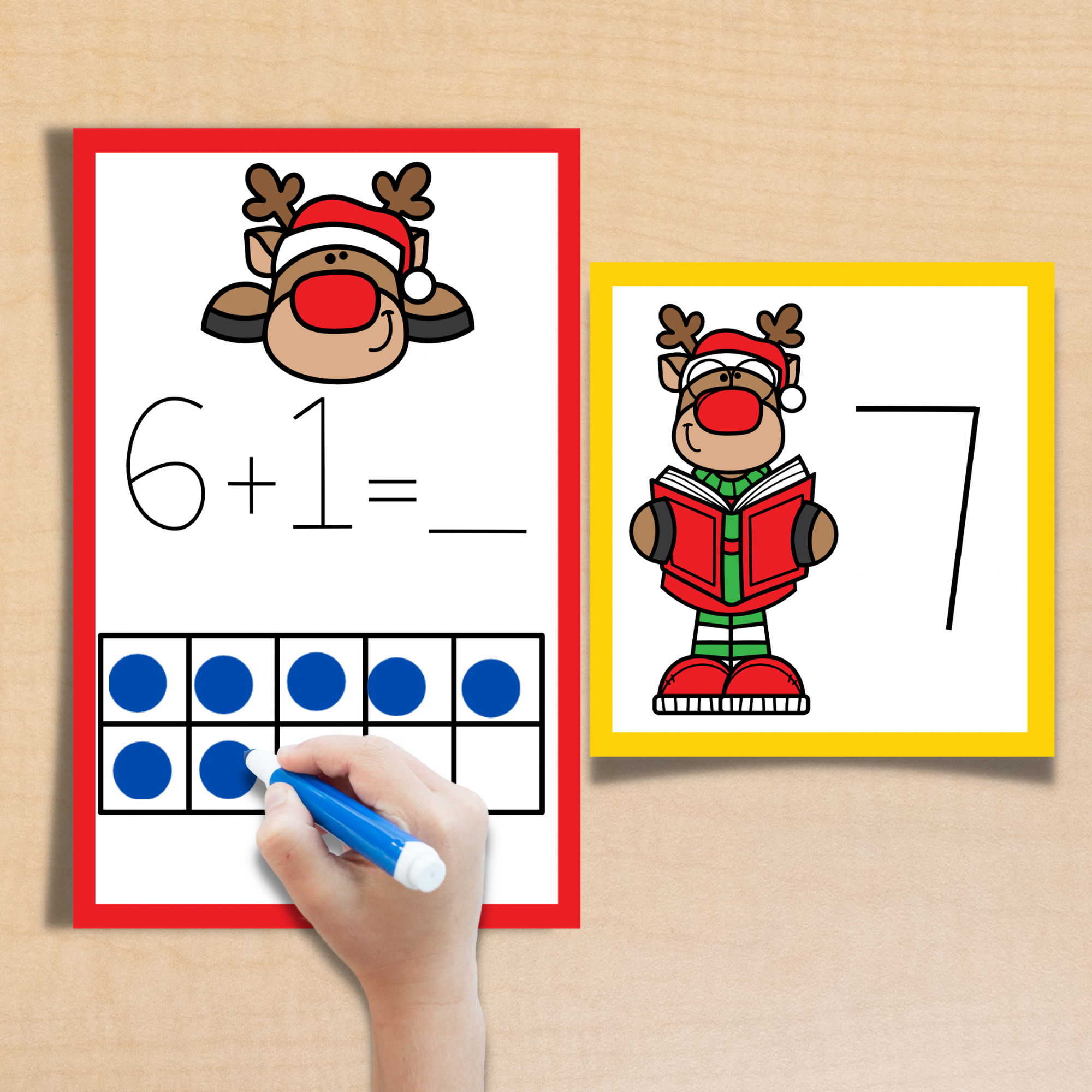 Centros matemáticas kinder diciembre - Jorja's Dual Language Classroom