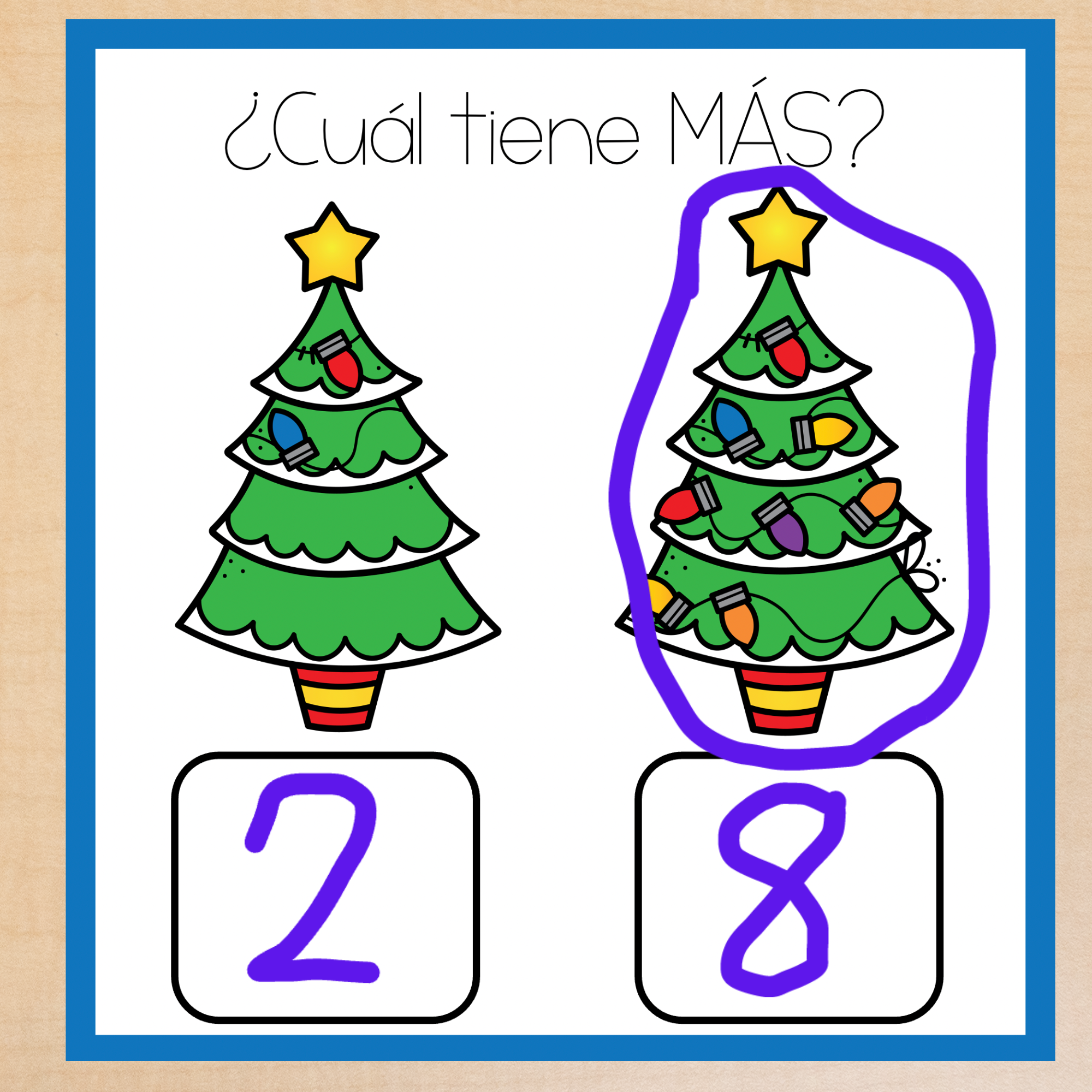 Centros matemáticas kinder diciembre - Jorja's Dual Language Classroom