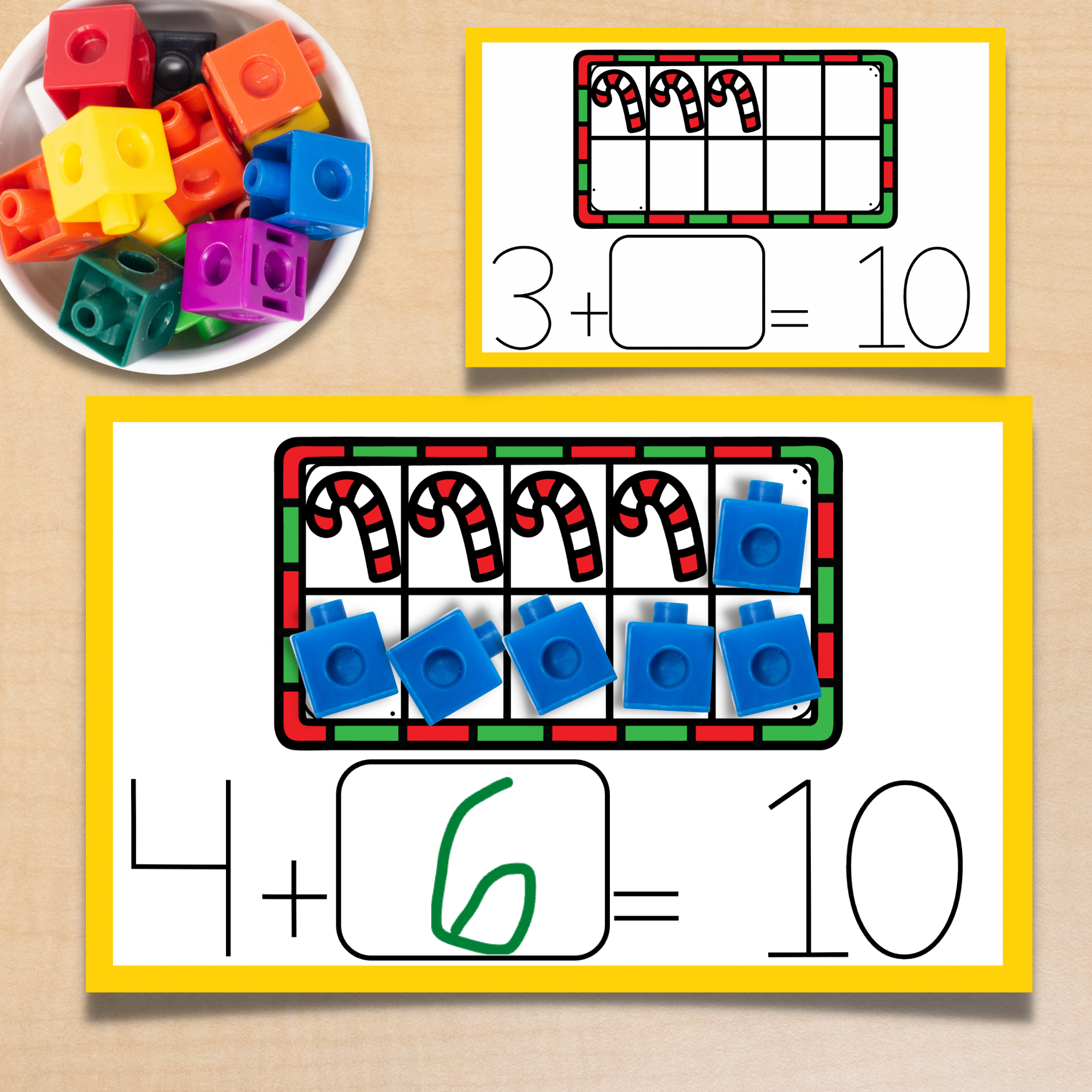 Centros matemáticas kinder diciembre - Jorja's Dual Language Classroom