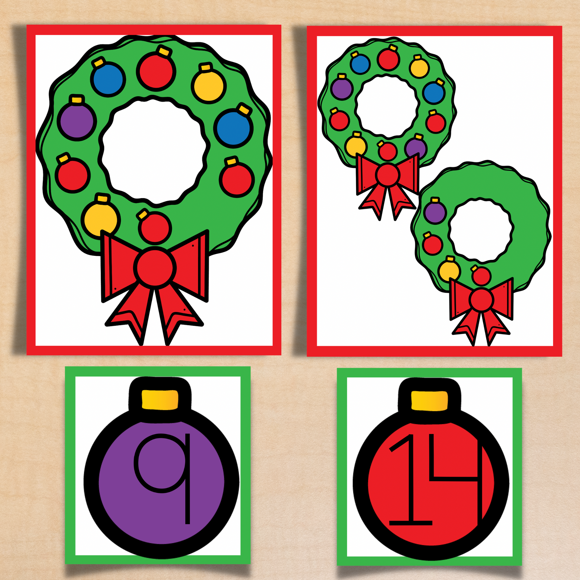 Centros matemáticas kinder diciembre - Jorja's Dual Language Classroom