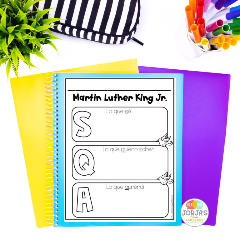 Martin Luther King Jr Actividades para niños - Jorja's Dual Language ...