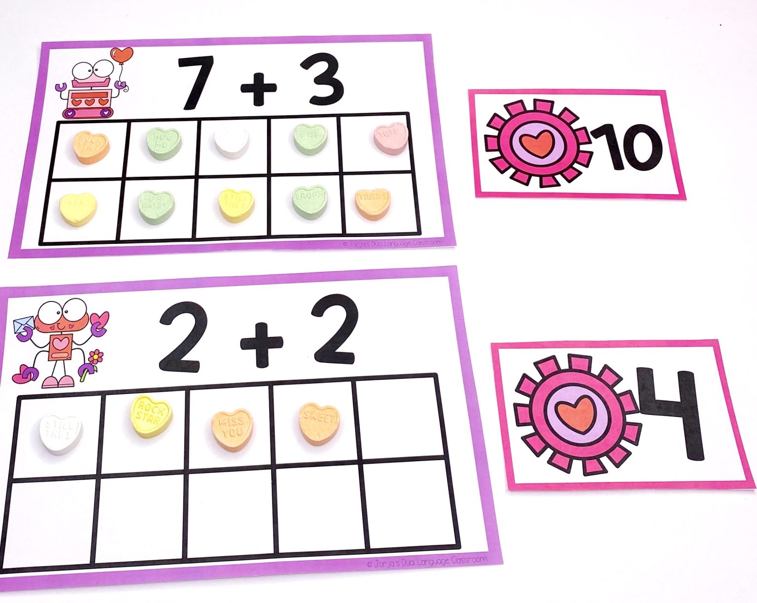 Actividades de matemáticas kinder febrero - Jorja's Dual Language Classroom