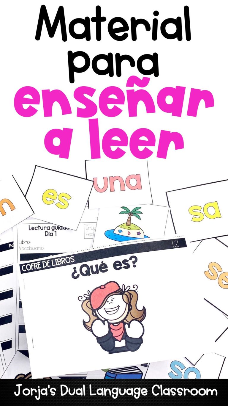 Libros para aprender a leer español - Jorja's Dual Language Classroom