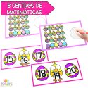 Centros de matemáticas ABRIL Math Centers in Spanish - Jorja's Dual ...