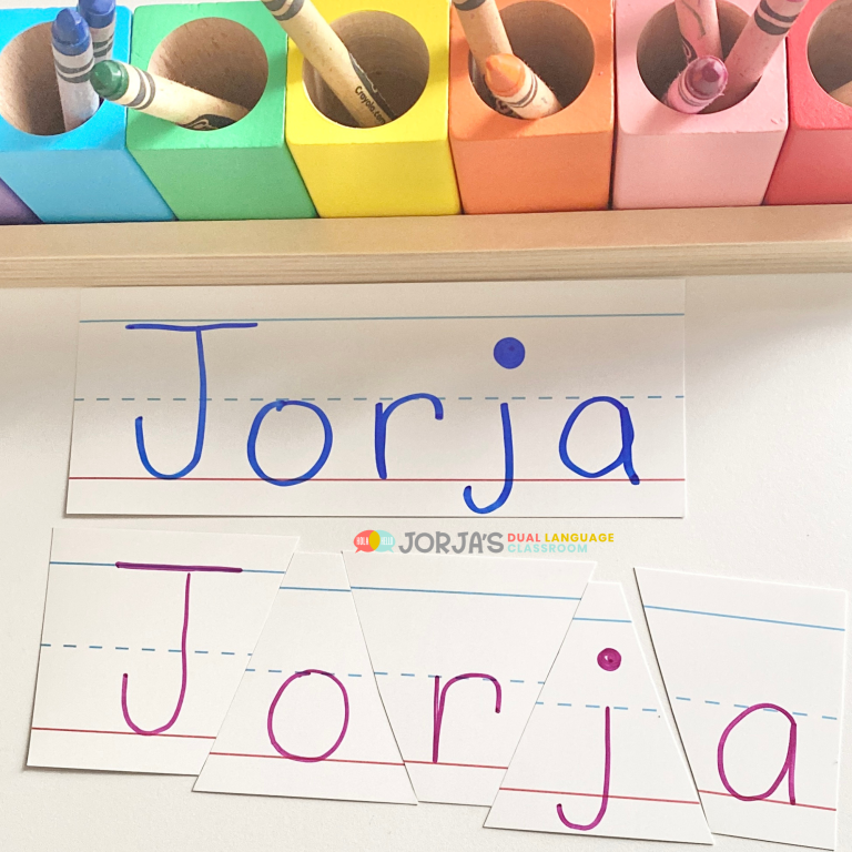 actividades para practicar nombre