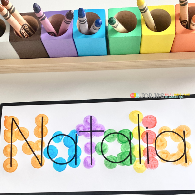 actividades para practicar nombre