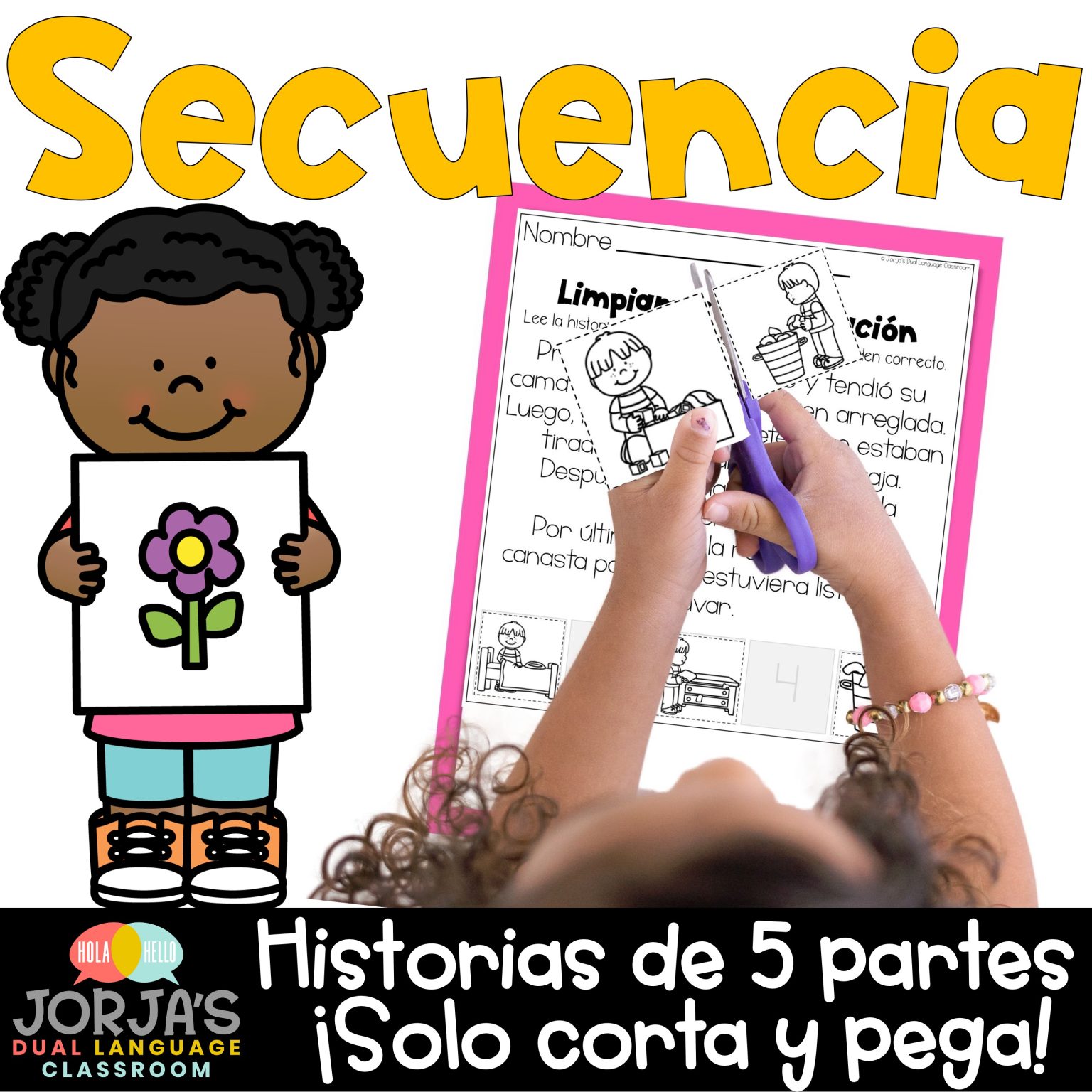Secuencia Hojas de trabajo - Sequence in Spanish Worksheets - Jorja's ...