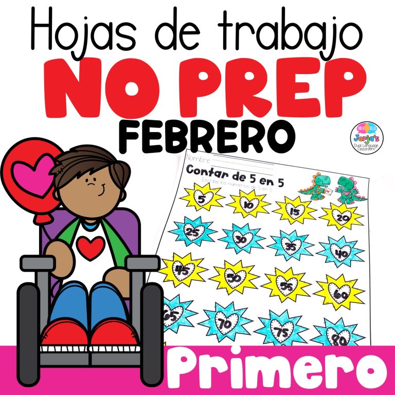 Hojas de trabajo para lectura, escritura y matemáticas febrero PRIMERO ...