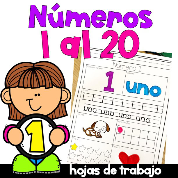 números del 1 al 20 Archives - Jorja's Dual Language Classroom