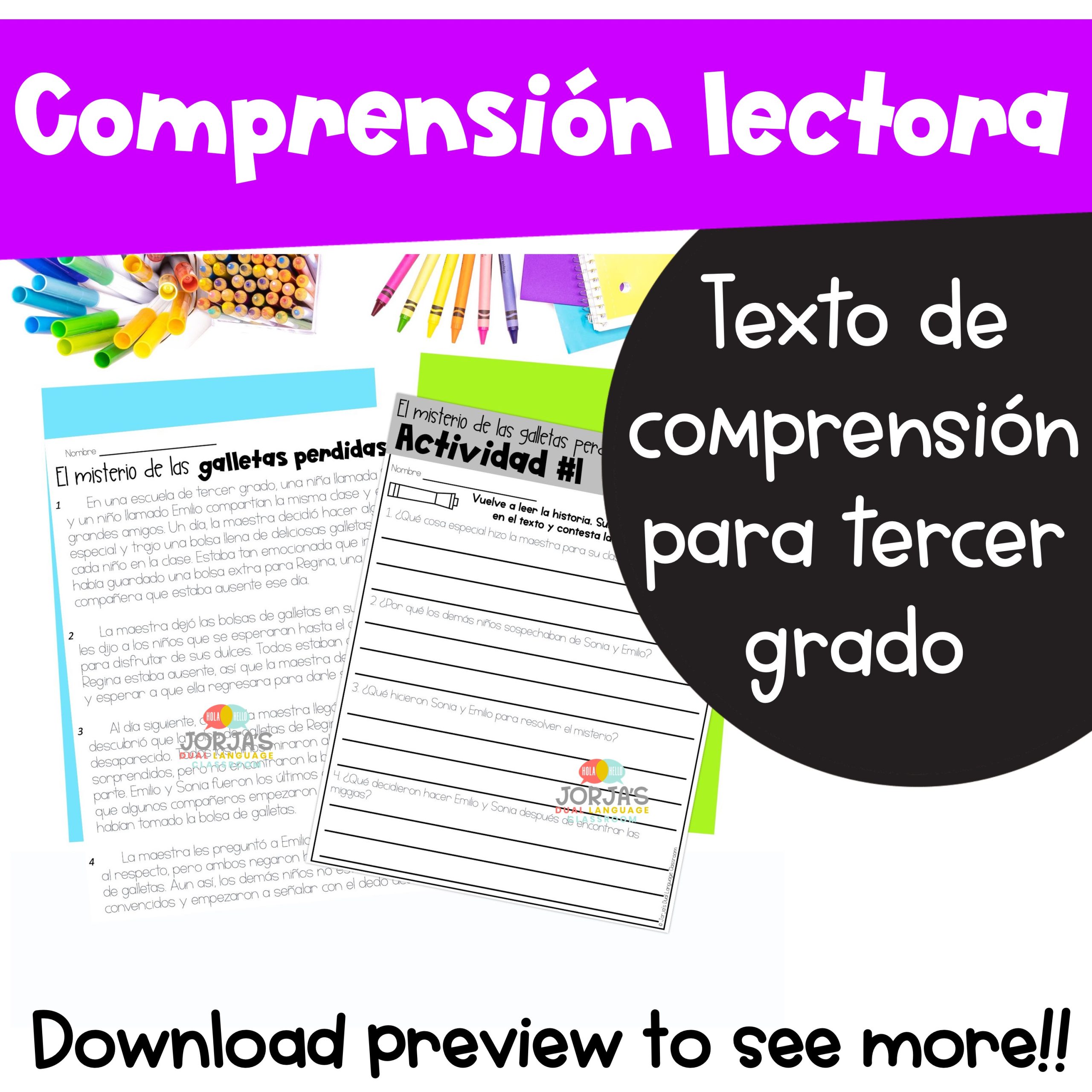 El misterio de las galletas perdidas Lectura de comprensión tercer ...
