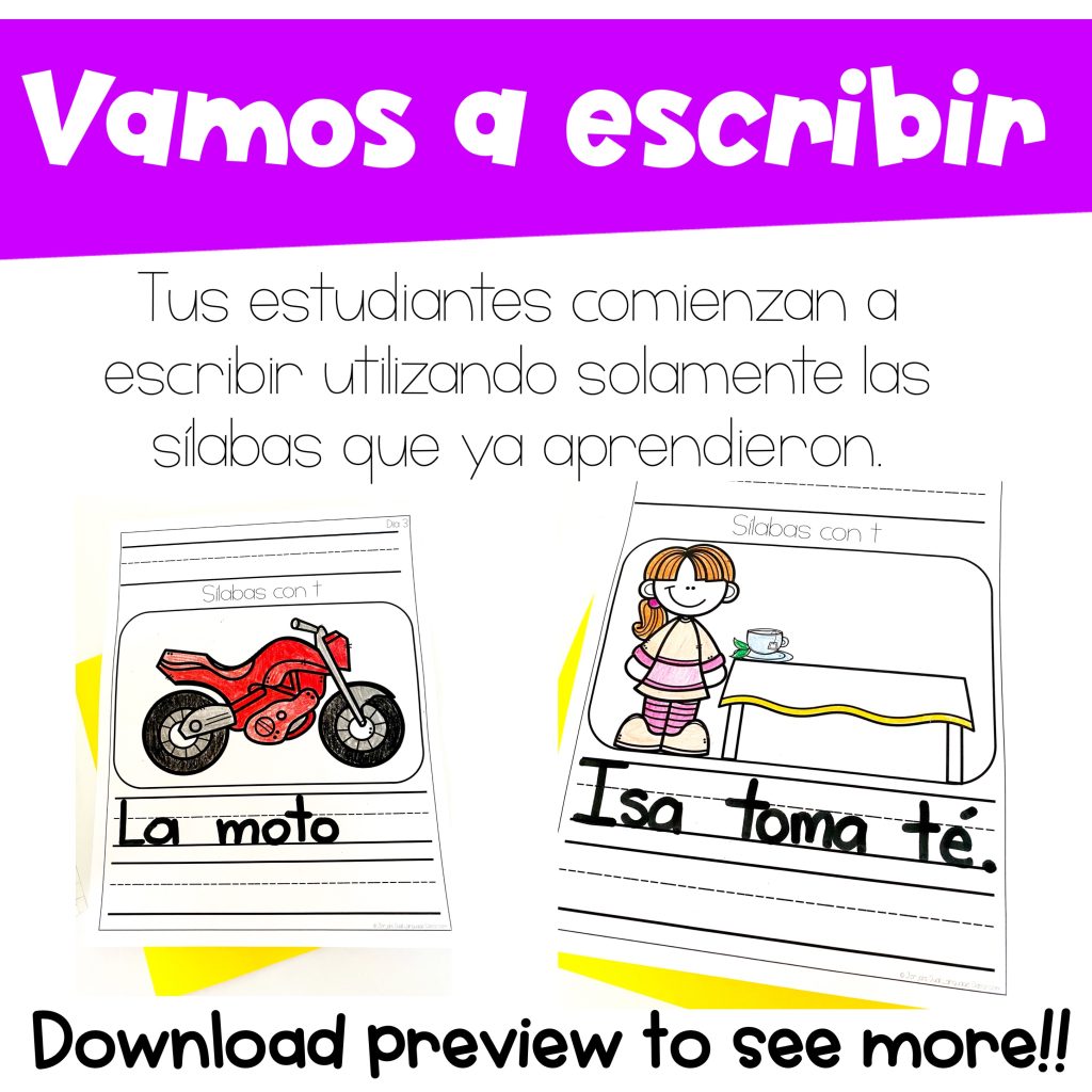 Escritura para niños kinder y primer grado Hojas de trabajo - Jorja's ...