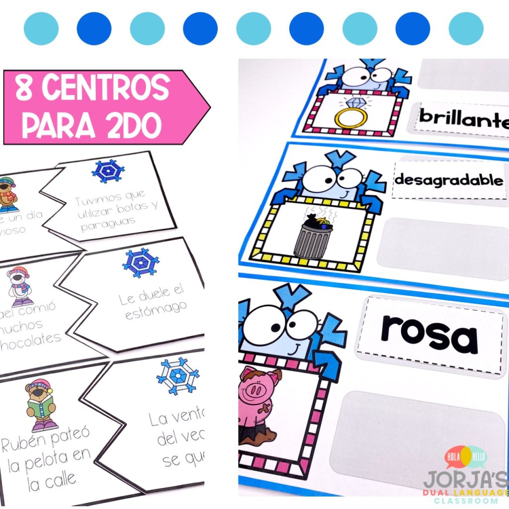 Actividades segundo grado lectura enero - Literacy Centers in Spanish ...