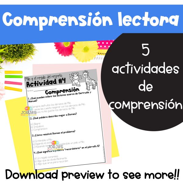 Milo y el regalo del respeto Comparar y contrastar Reading ...