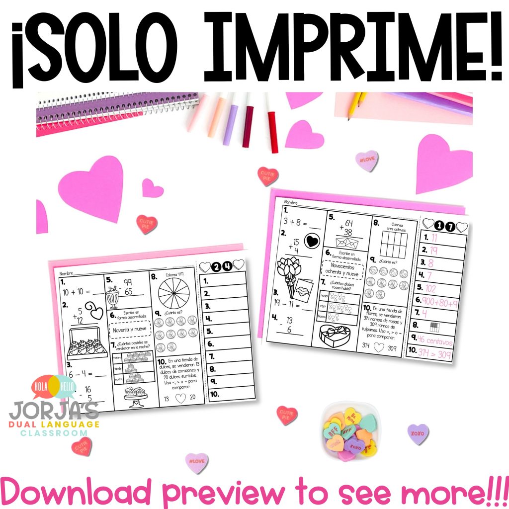 Repaso diario Segundo grado español - 2nd Spanish Spiral Review FEBRERO ...