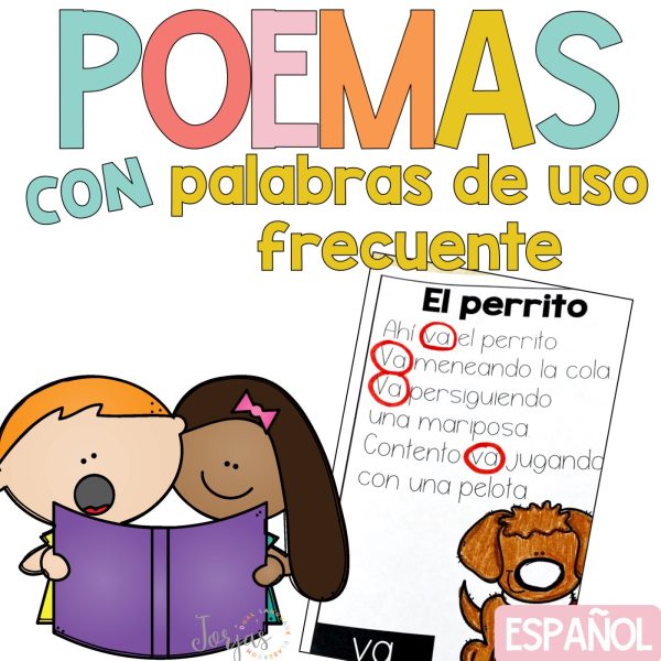 Poemas de Palabras de Uso Frecuente Sight Word Poems Spanish - Jorja's ...