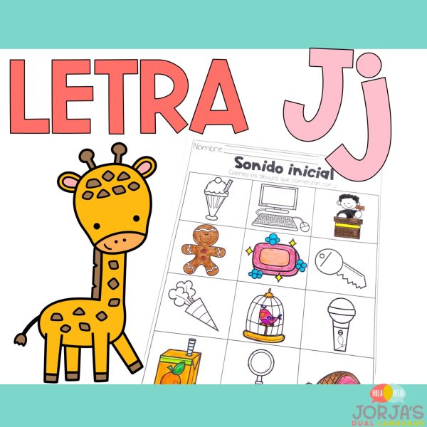 Letra j Sílabas con ja je ji jo ju Hojas de trabajo y actividades J in ...