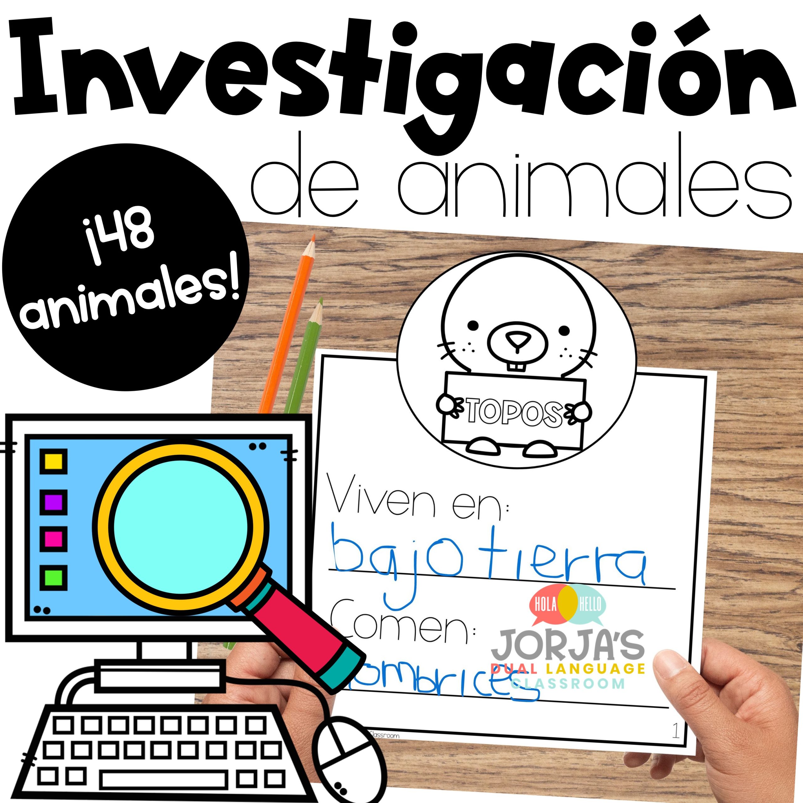 Investigación de animales Reporte en español Animal Research in Spanish ...
