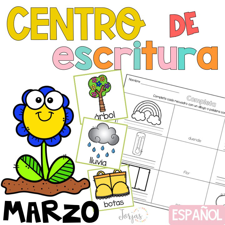 Centro de escritura marzo Vocabulario Writing Center in Spanish St ...