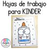 Kinder Hojas de trabajo Lectura, escritura y matemáticas Spanish ...