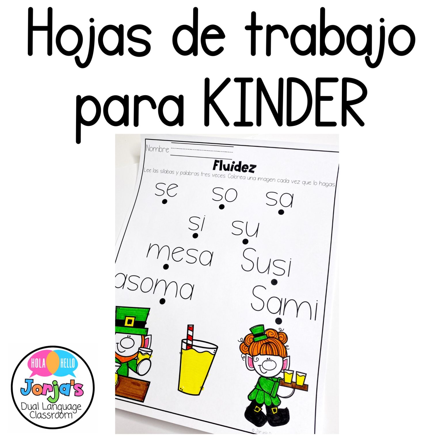 Hojas de trabajo Kinder Lectura, escritura y matemáticas marzo San ...