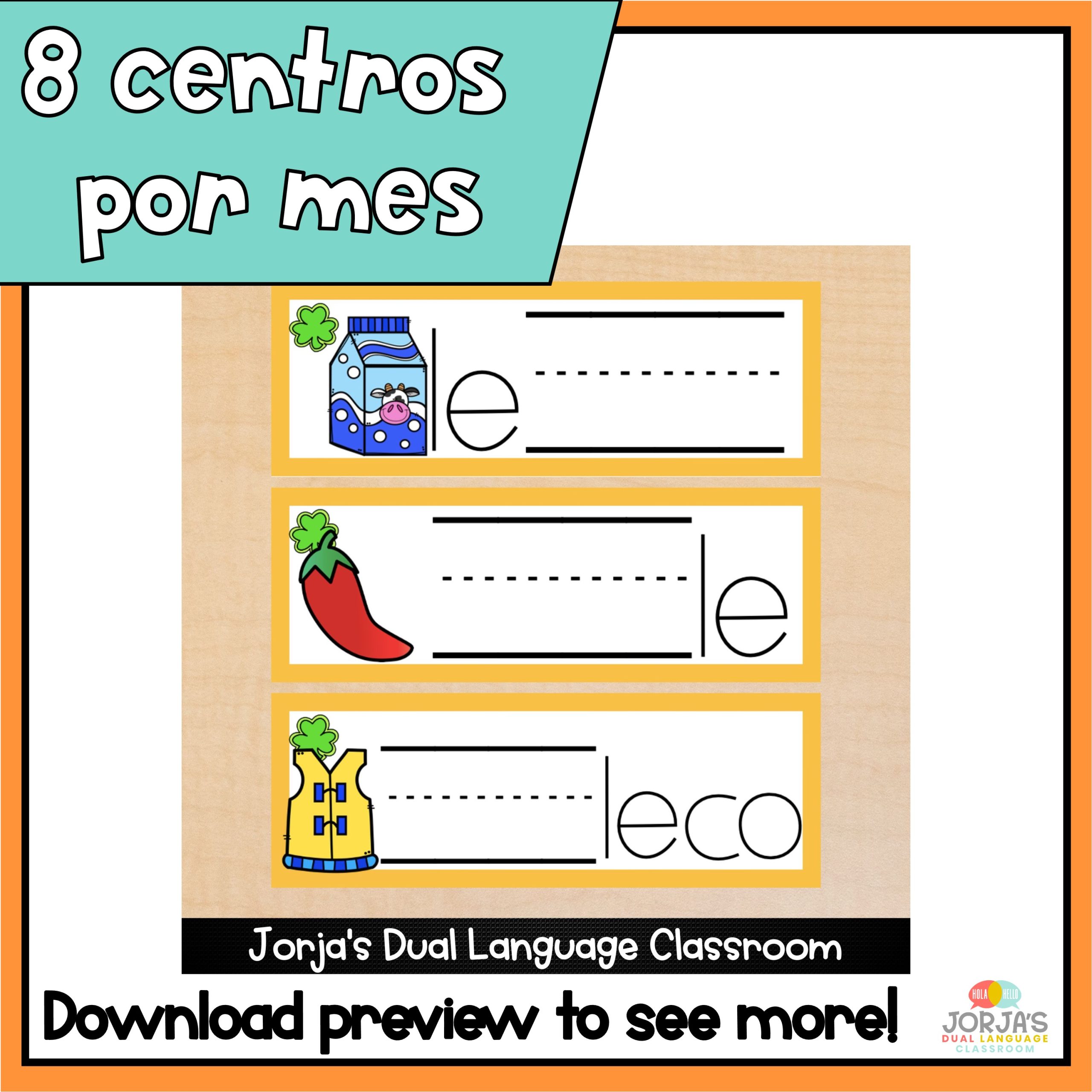Kinder Literacy Centers Spanish March Centros de Lectura para Kinder ...