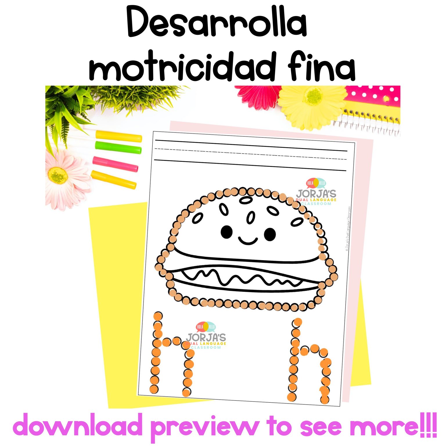 Motricidad fina Puntitos Día de los presidentes - Swab Ejercicios ...