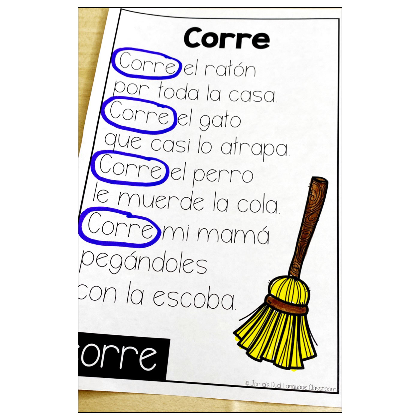 Poemas de Palabras de Uso Frecuente Sight Word Poems Spanish - Jorja's ...