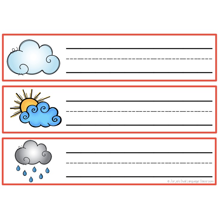 Centro de escritura marzo Vocabulario Writing Center in Spanish St ...