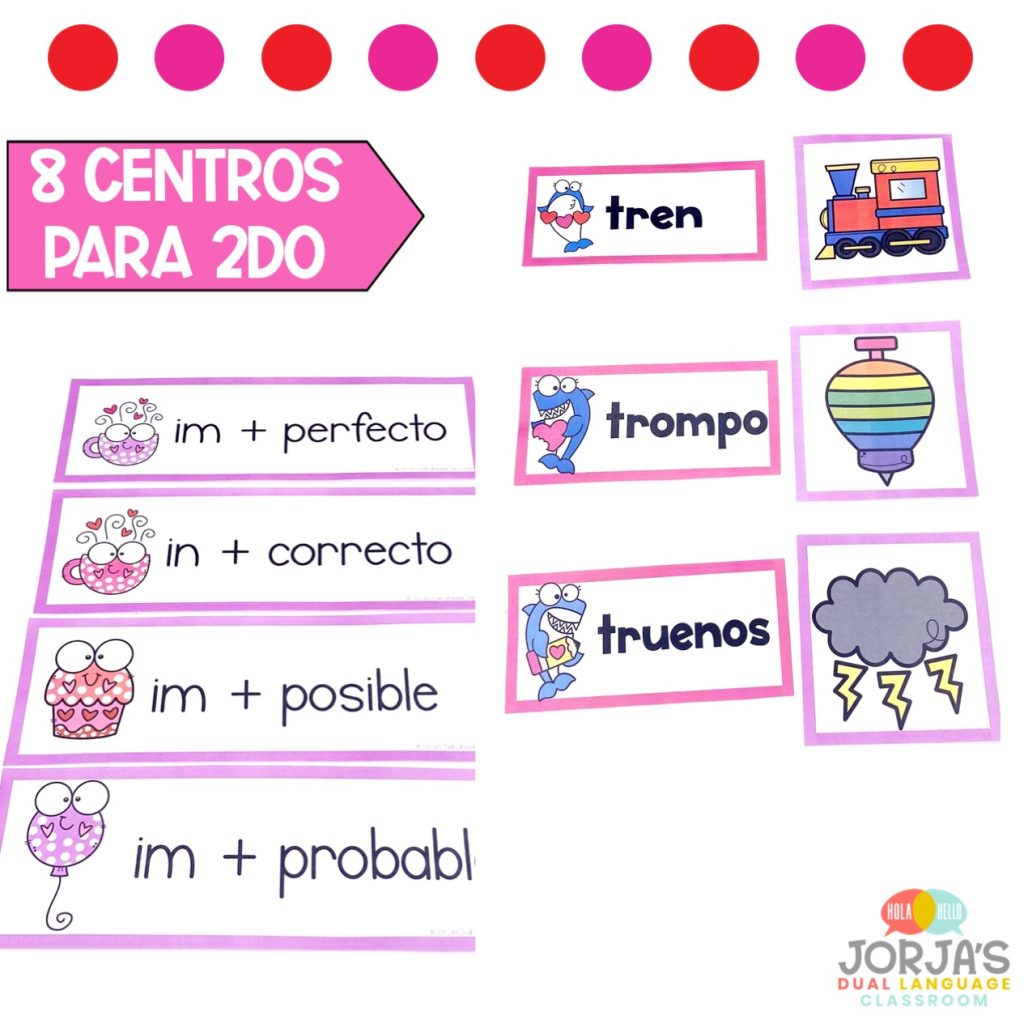 Centros de lectura segundo grado FEBRERO Valentine's Day Spanish ...