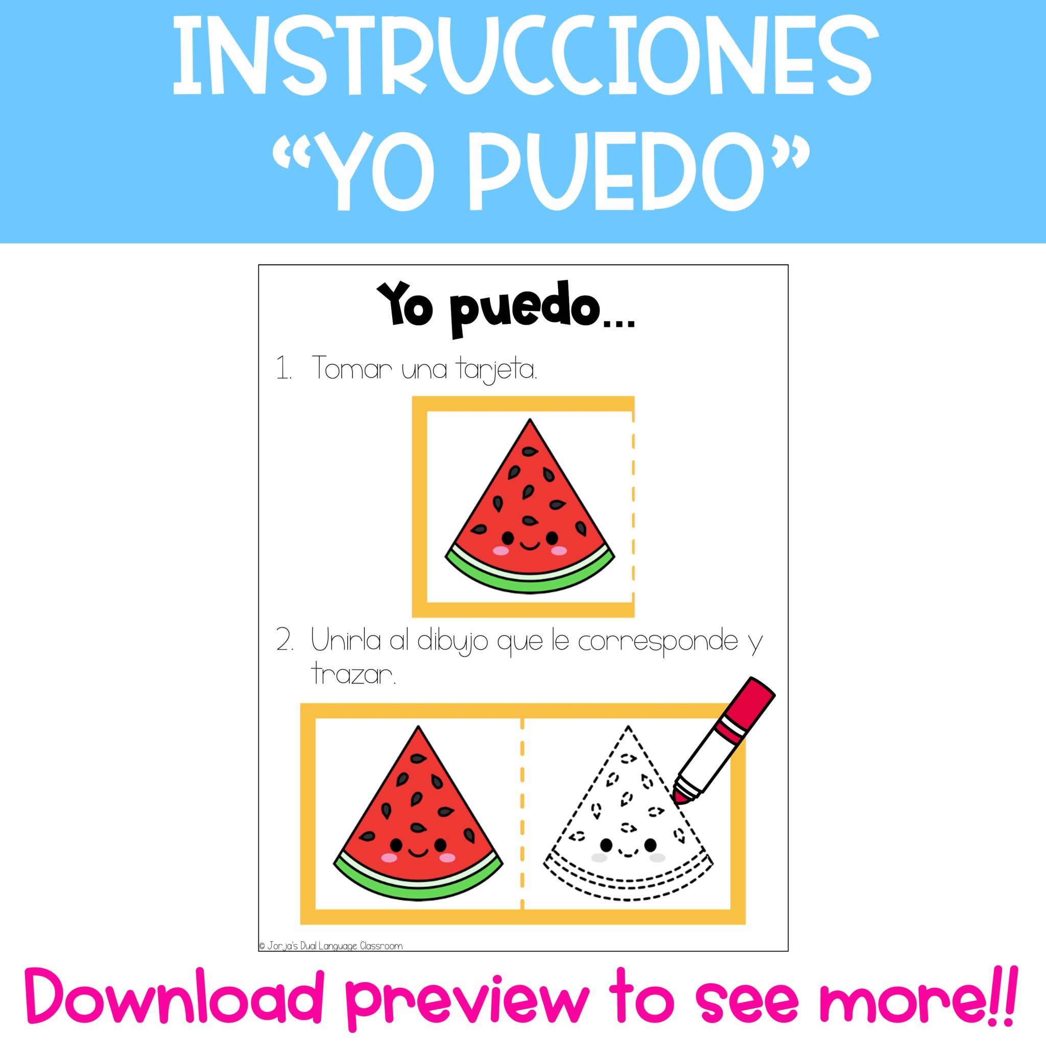 Preescritura Centros y hojas de trabajo en español Prewriting ...