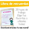 Libro de recuerdos End of year memory book in Spanish - Jorja's Dual ...
