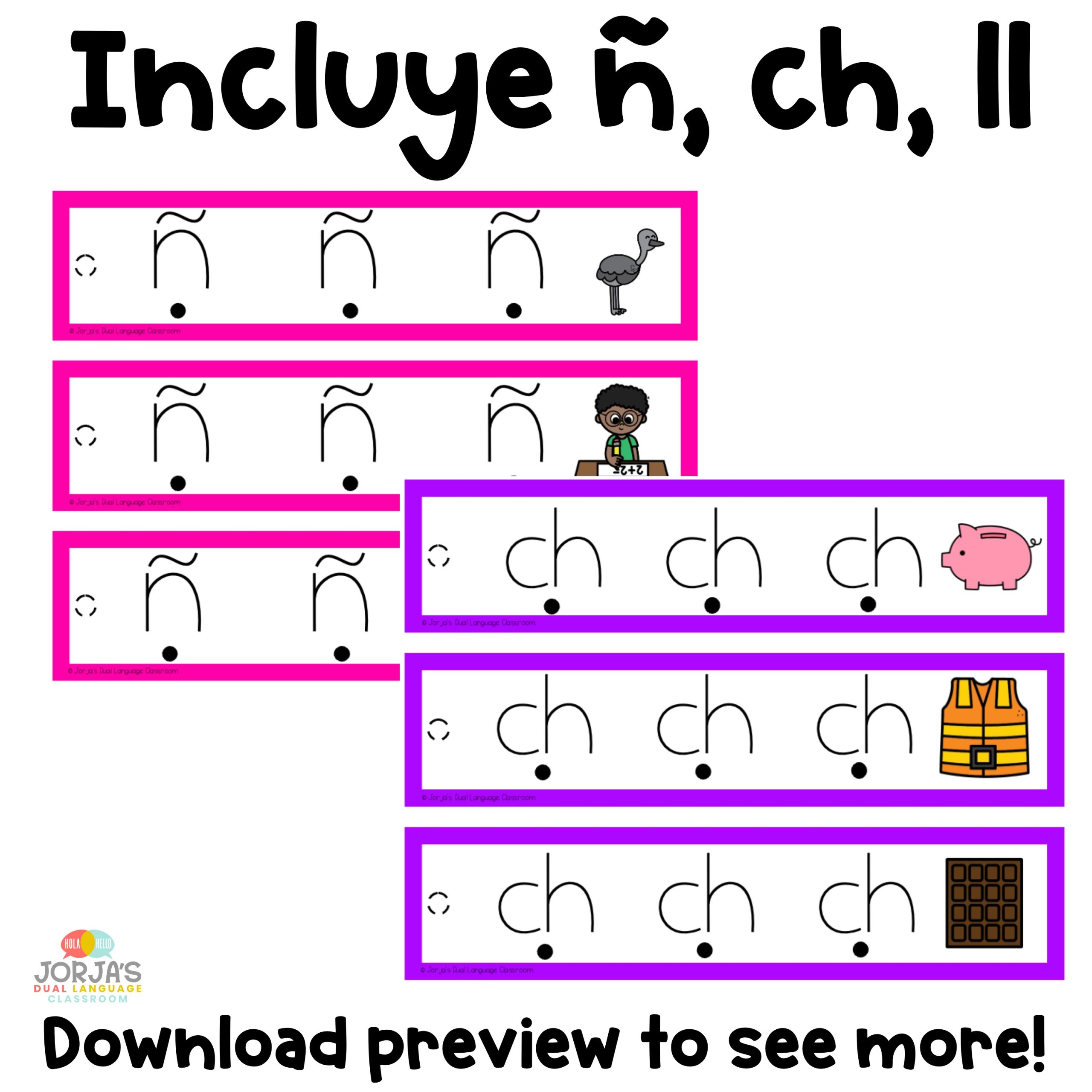 Sonidos iniciales Fluidez Fluency in Spanish - Jorja's Dual Language ...