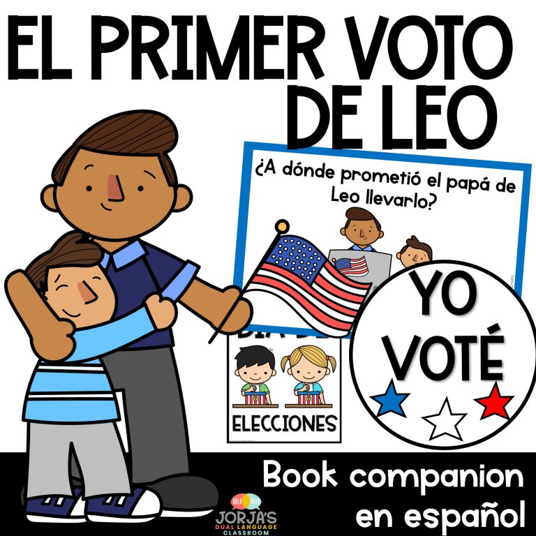 El primer voto de Leo Book Companion in Spanish Actividades para niños ...