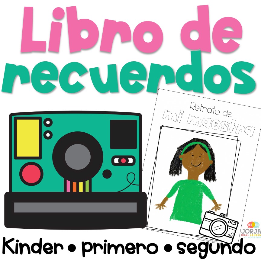 Libro de recuerdos End of year memory book in Spanish - Jorja's Dual ...