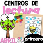 First Grade Literacy Centers Spanish April Centros de lectura primer ...