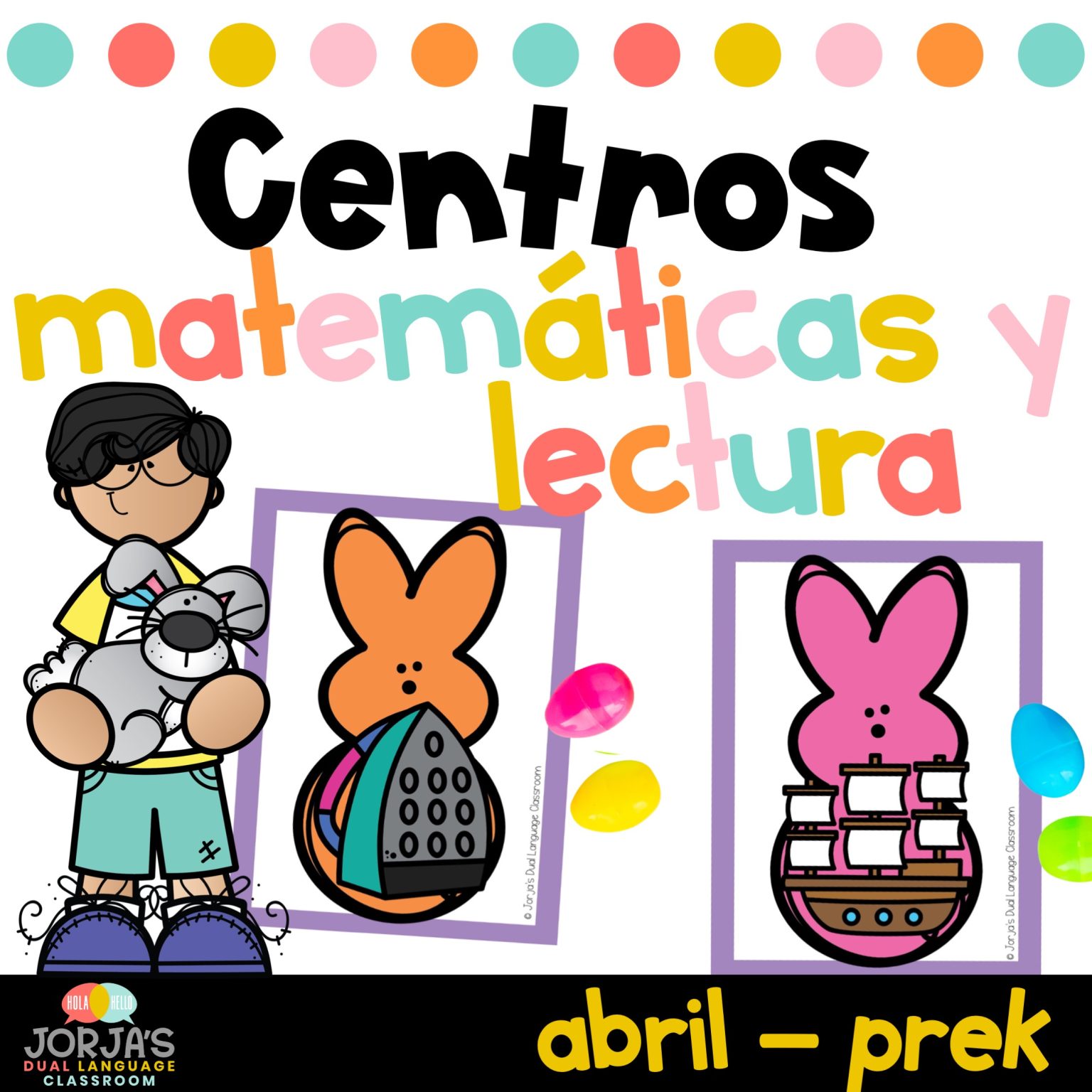 Centros de lectura y matemáticas PRE KINDER Prek Centers in Spanish ...