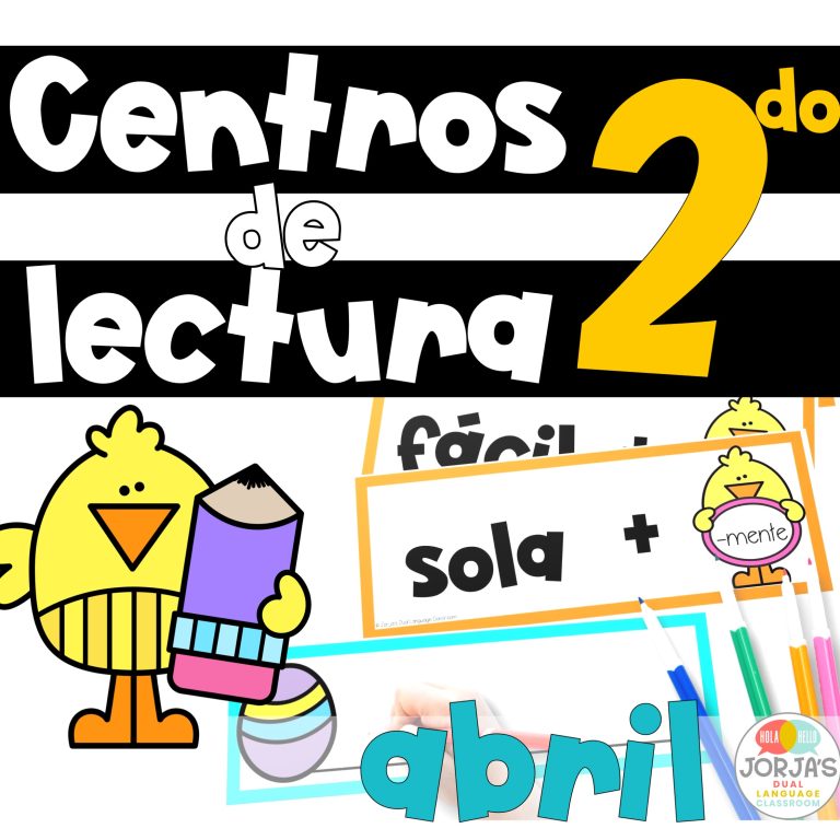 Centros de lectura segundo grado ABRIL Second grade literacy centers in ...